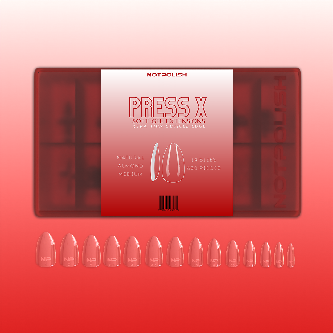 PRESS X- TIP CASE 630 PCS – Notpolish Inc