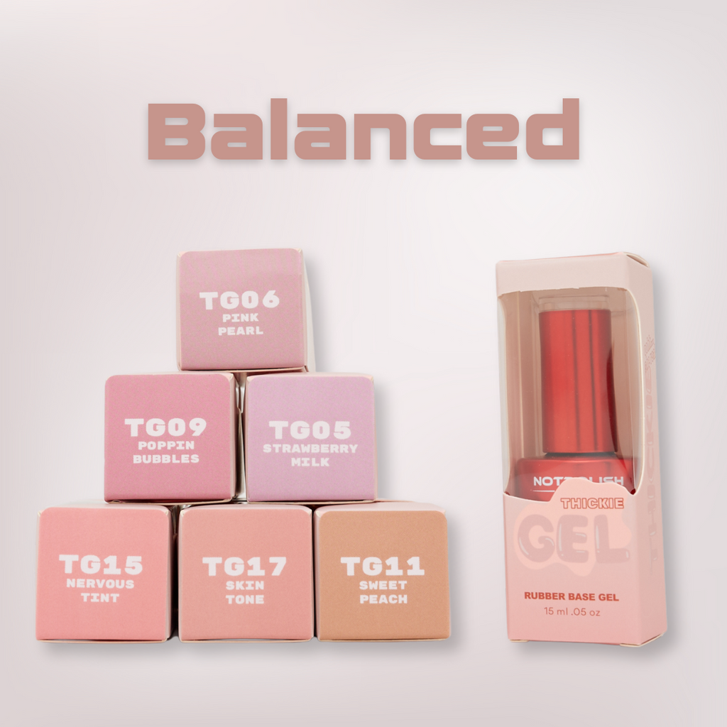 BALANCED RUBBER BASE GEL BUNDLE – Notpolish Inc
