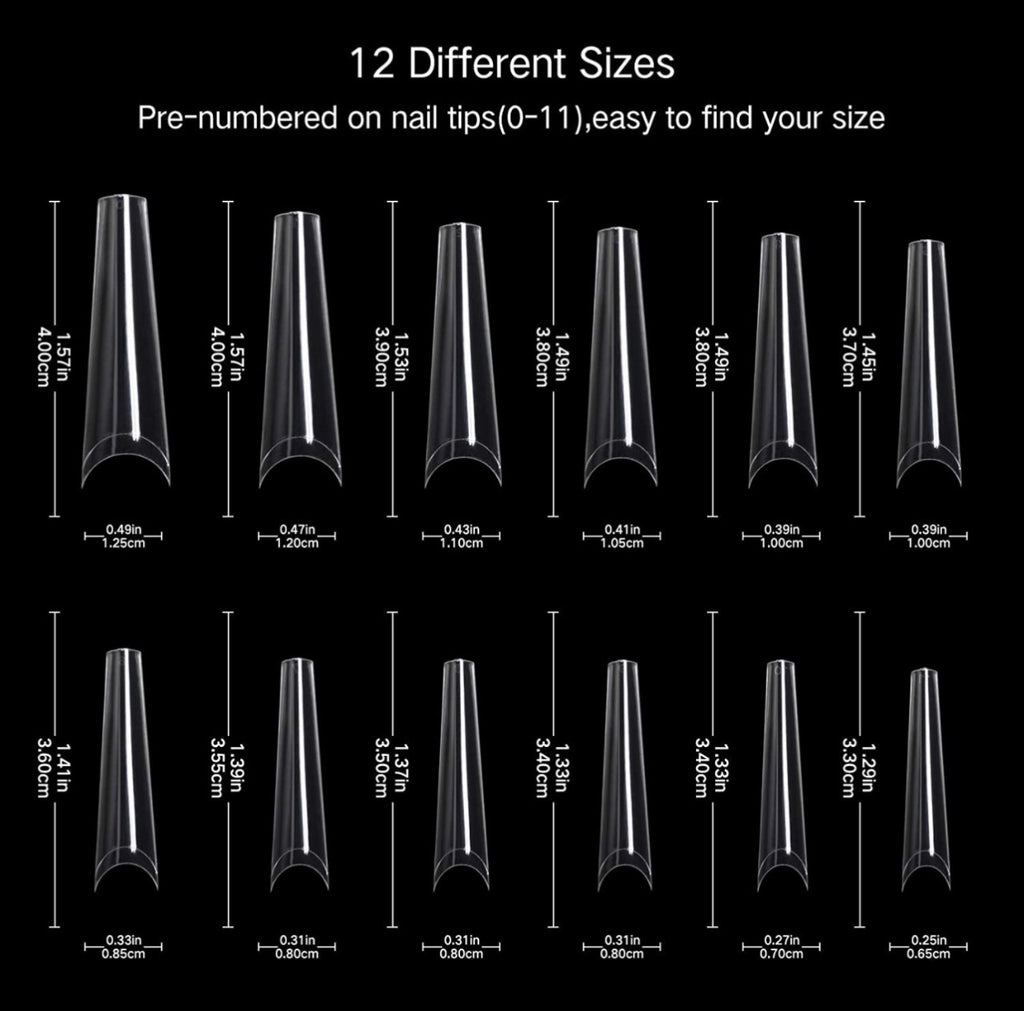 XL COFFIN TIPS C-CURVE – Notpolish Inc