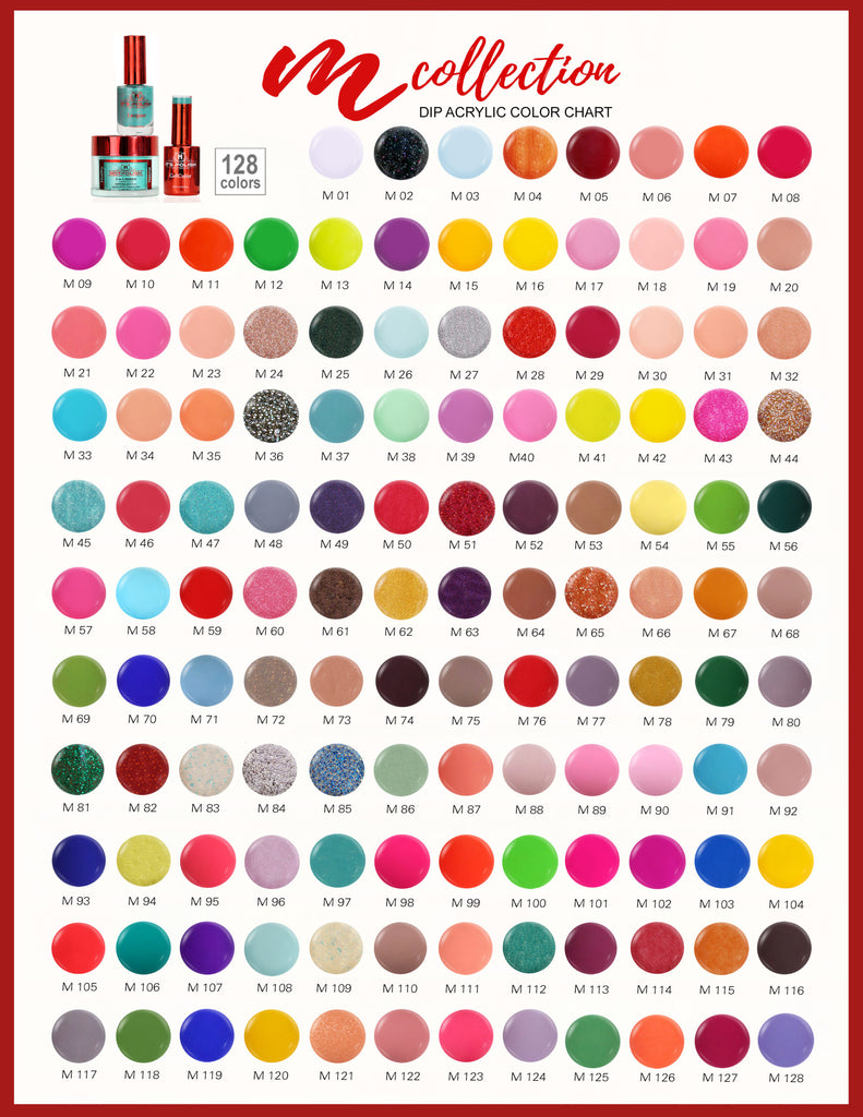 M POWDER COMPLETE COLLECTION - 128 COLORS – Notpolish Inc